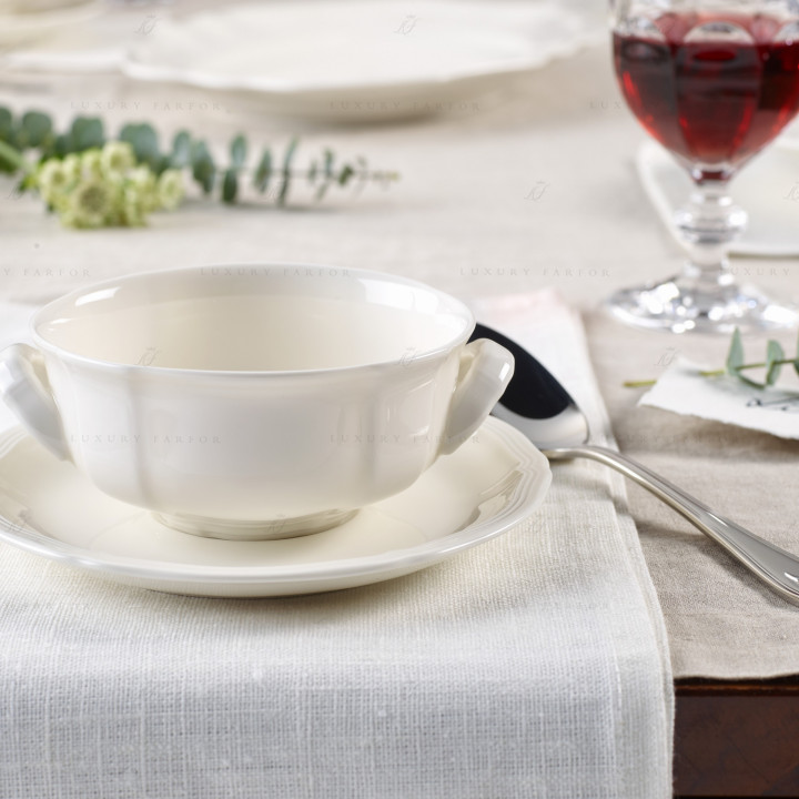 Купить сервиз Manoir Villeroy & Boch – коллекция белой фарфоровой посуды